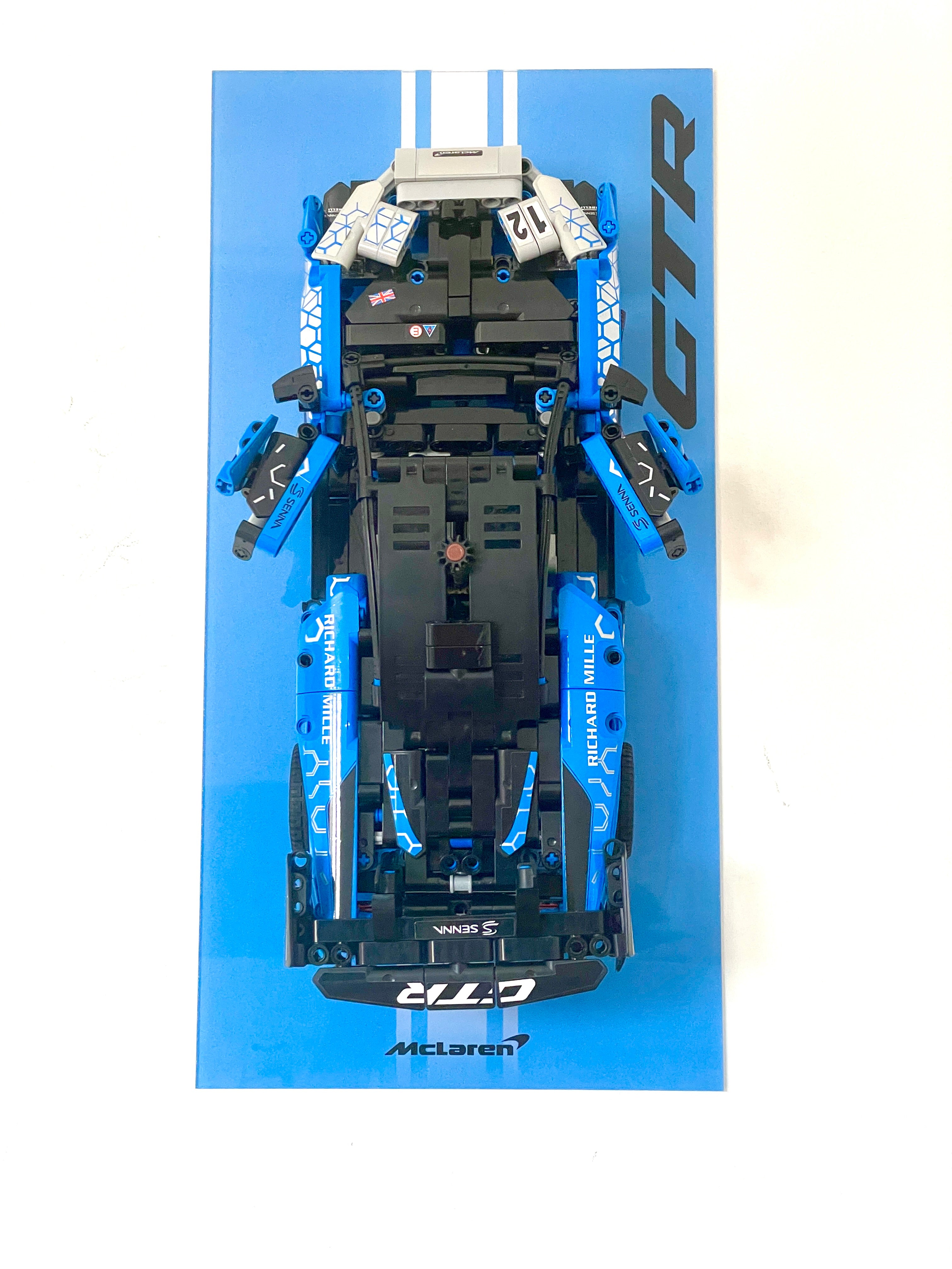 Wall Mount Display for LEGO® Technic McLaren Senna GTR™ 42123 in Acryl ...