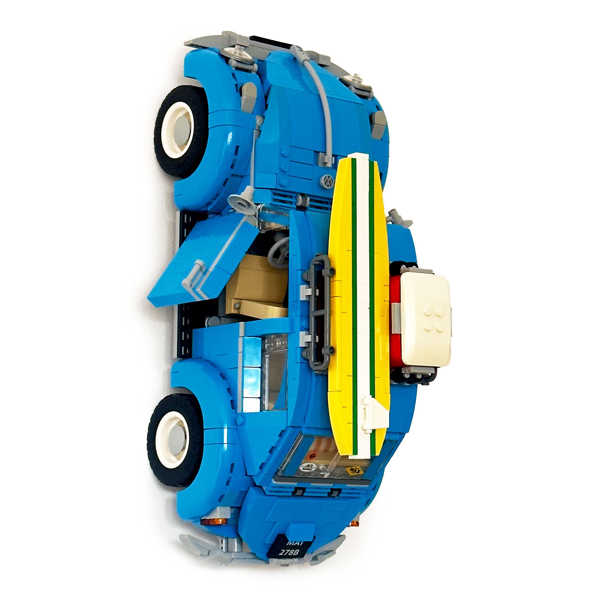 Vertical Wall Mount for LEGO® Creator Expert Volkswagen Beetle 10252 ...