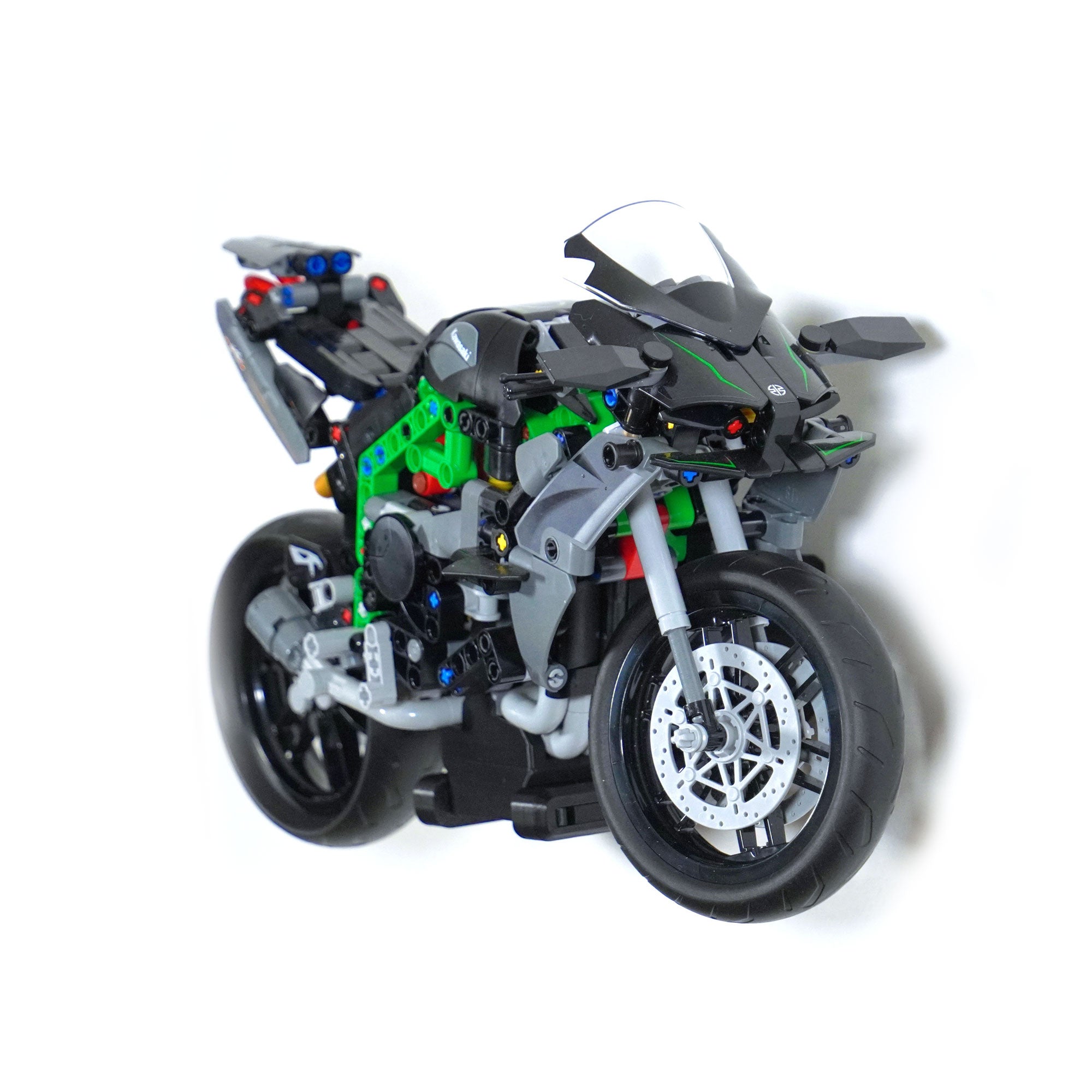 Horizontal Wall Mount for LEGO® Technic Kawasaki Ninja H2R (42170) – KIDIBI